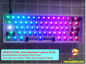 custom 60% bluetooth mechanical keyboard diy kit, wireless keyboard ...