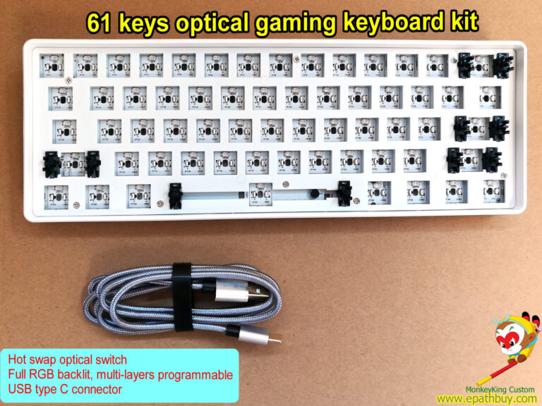 optical gaming keyboard kit, custom optical switch gaming rgb ...