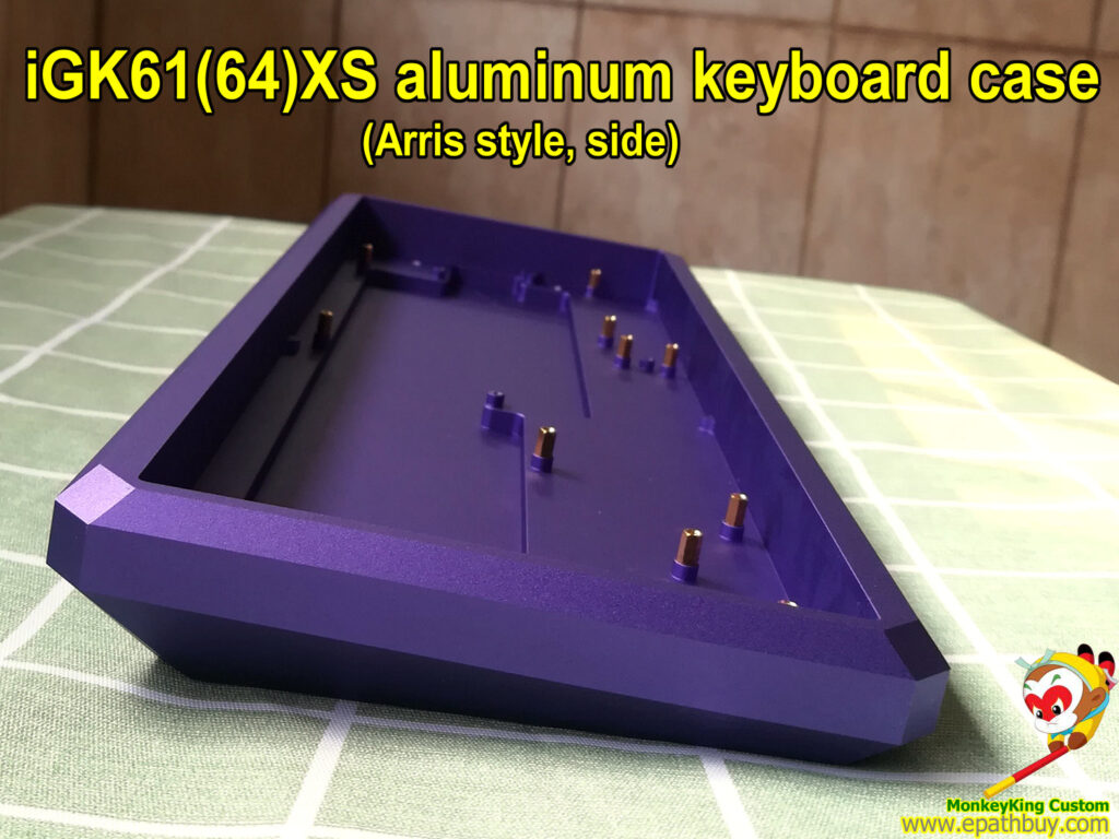 Custom aluminum keyboard case for GK61XS, GK64XS 60% mechaical keyboards