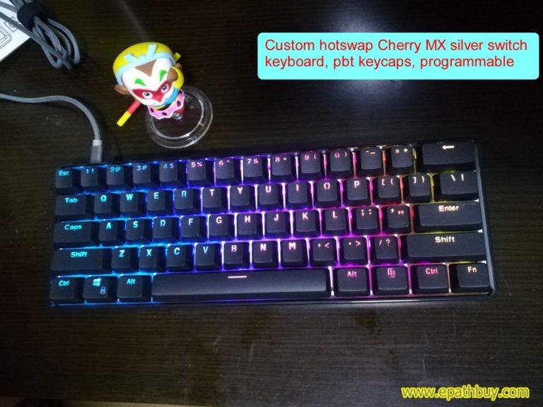 Cherry MX silver switch keyboard - Custom mechanical keyboards shop ...