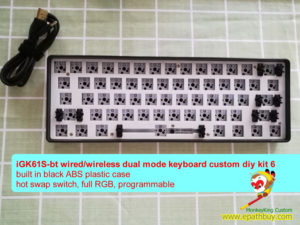 custom 60% bluetooth mechanical keyboard diy kit, wireless keyboard ...
