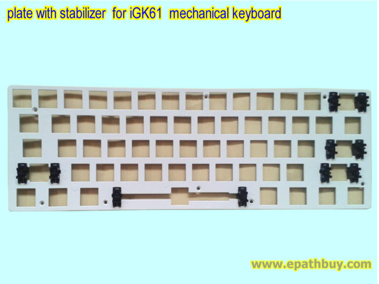 Custom aluminum keyboard case for GK61XS, GK64XS 60% mechaical keyboards